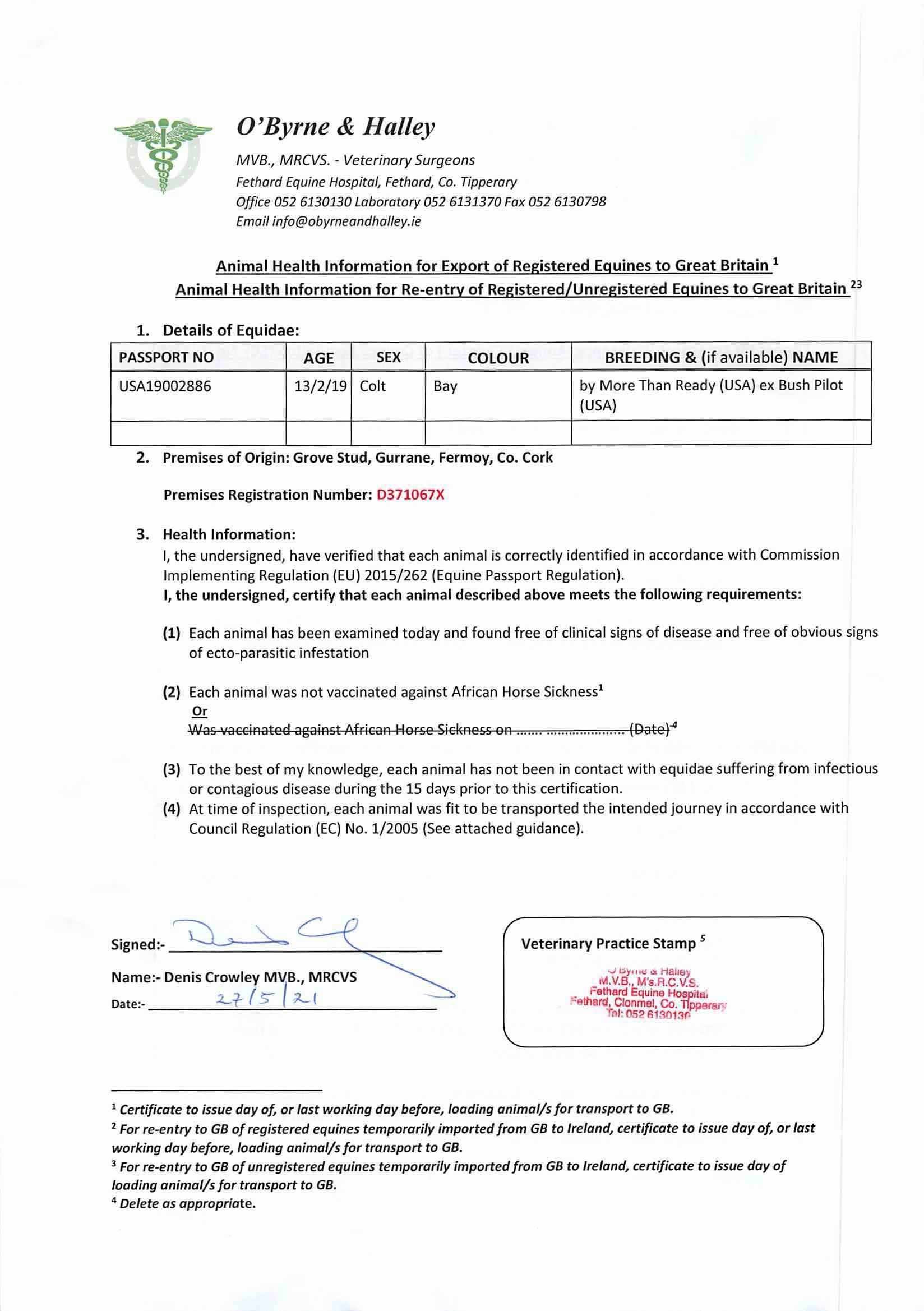 Health Certificate p1